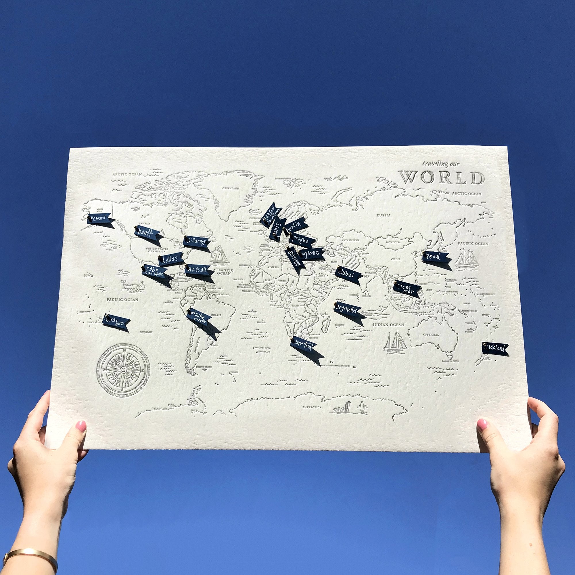 World Travel Map – Buzz by Bebe